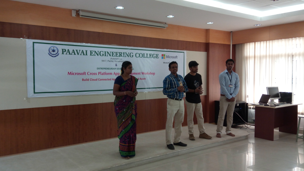 Microsoft Cross Platform App Development Workshop - Pavai Arts and ...